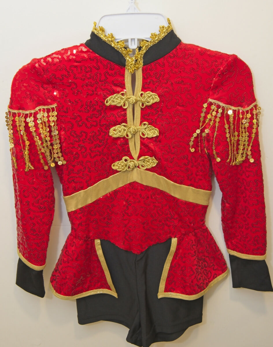 Beautiful Red Sequin Dance Costume – Second Spotlight